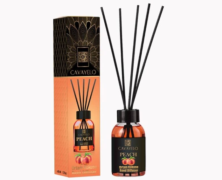 Cavayelo Reed Diffuser 55ml (PEACH) - Jasmine Perfumes